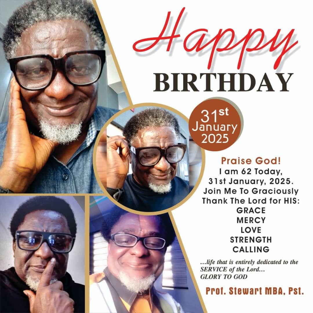 Prof Stewart Mba Celebrates 62nd Birthday, Reflects On Life Of Faith ...